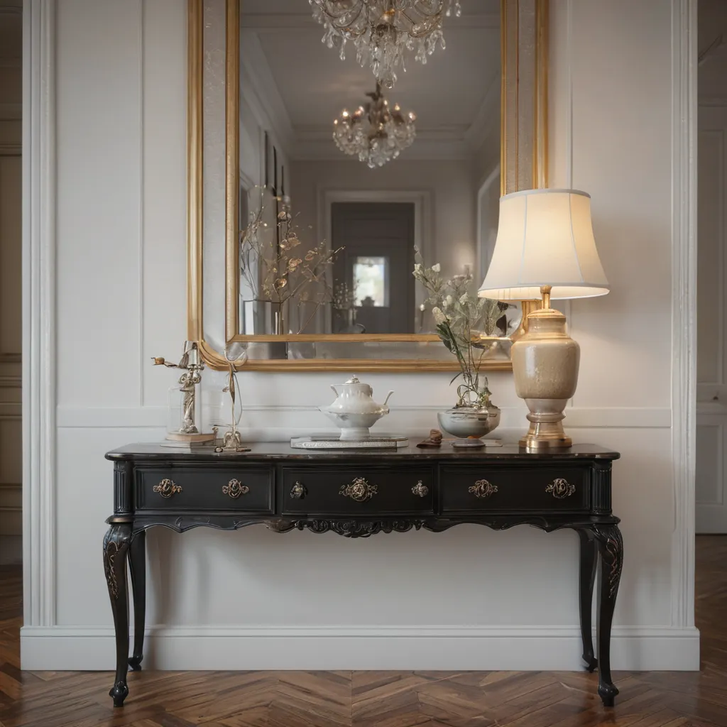 Enhancing Entryways with Small Front Tables